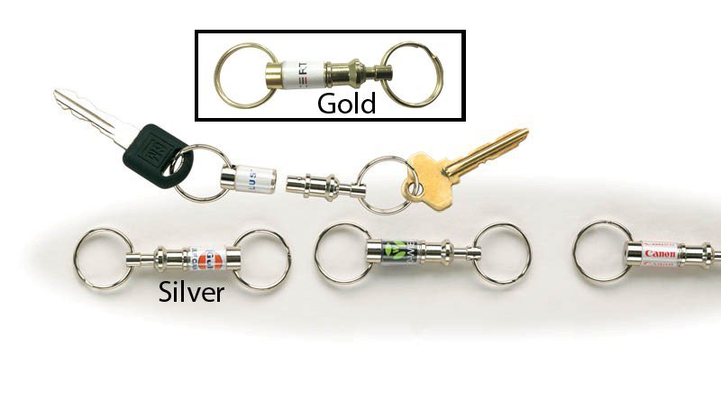 Metal Pull Apart Key Tags - Swag-Shop