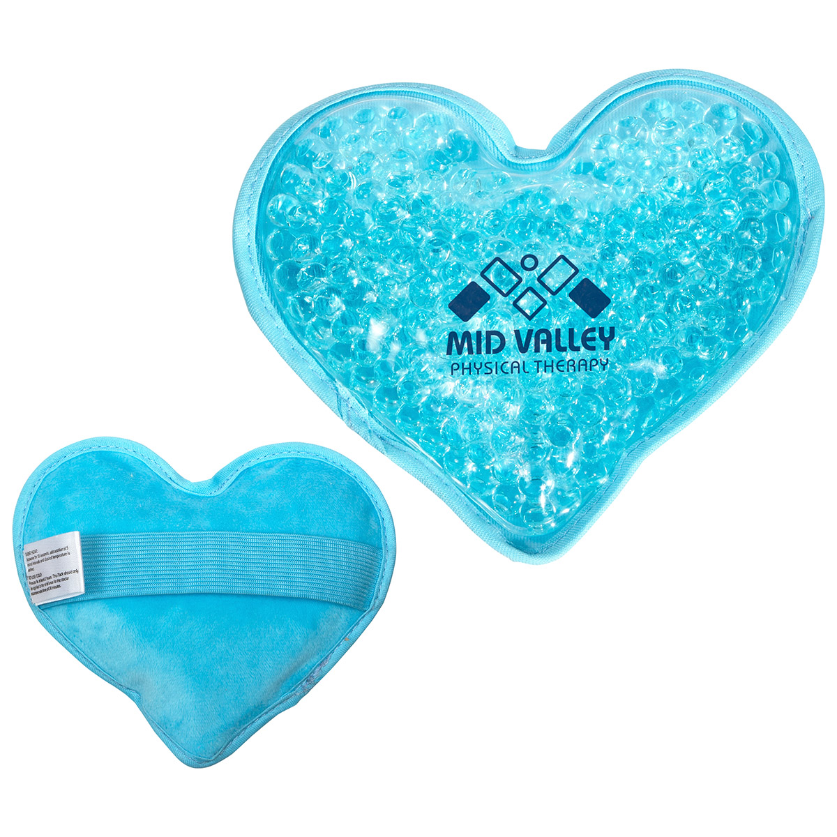 Custom Plush Heart Hot/Cold Pack - Swag-Shop